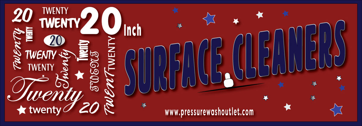 20" SURFACE CLEANERS – North American Pressure Wash Outlet