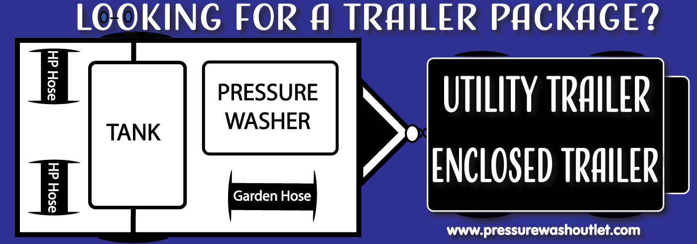 PRESSURE WASH TRAILER RIGS – North American Pressure Wash Outlet