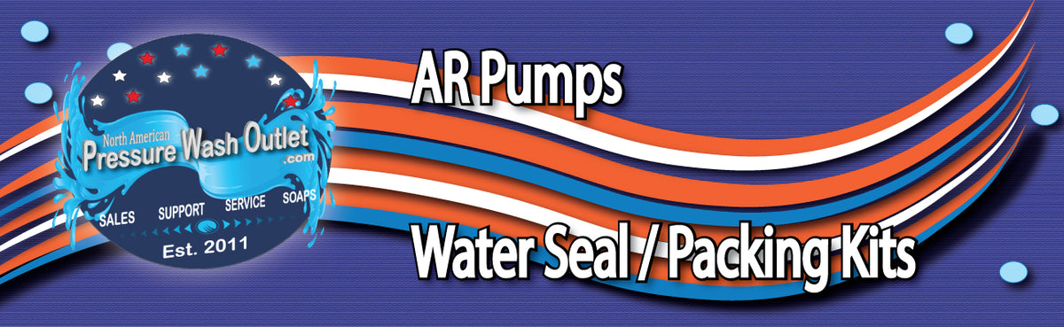AR PUMPS WATER SEAL / PACKING KITS – North American Pressure Wash Outlet