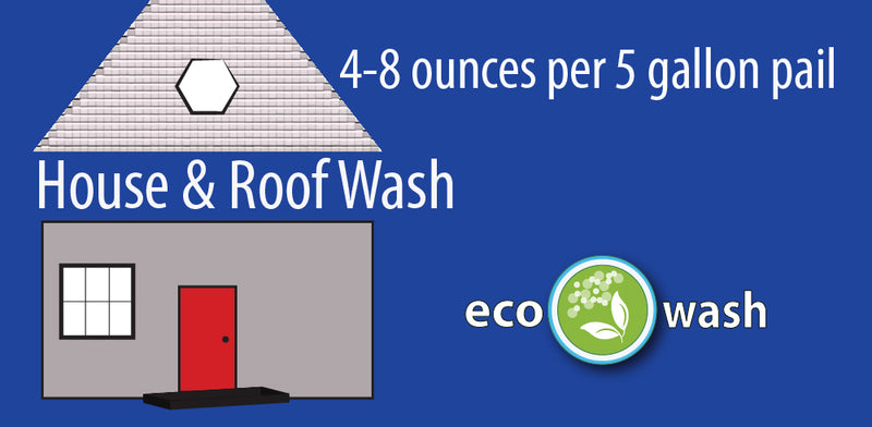 HOUSE & ROOF WASH SURFACTANT by ECOWASH – North American Pressure Wash ...