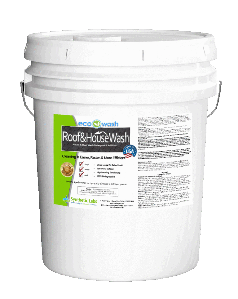 HOUSE & ROOF WASH SURFACTANT by ECOWASH – North American Pressure Wash ...